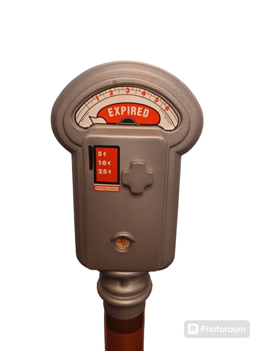 Vintage Fantadia Mkt. Corp. Parking Meter Floor Coin Bank 55 Vintage Fantadia Mkt. Corp. Parking Meter Floor Coin Bank 55