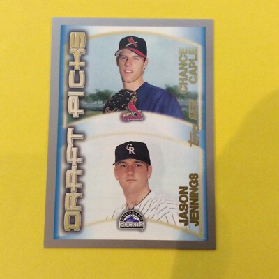 2000 Topps #212 Chance Caple Jason Jennings | eBay