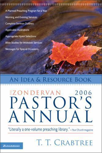 The Zondervan Pastor's Annual: An Idea & Resouce Book by Crabtree, T. T ...
