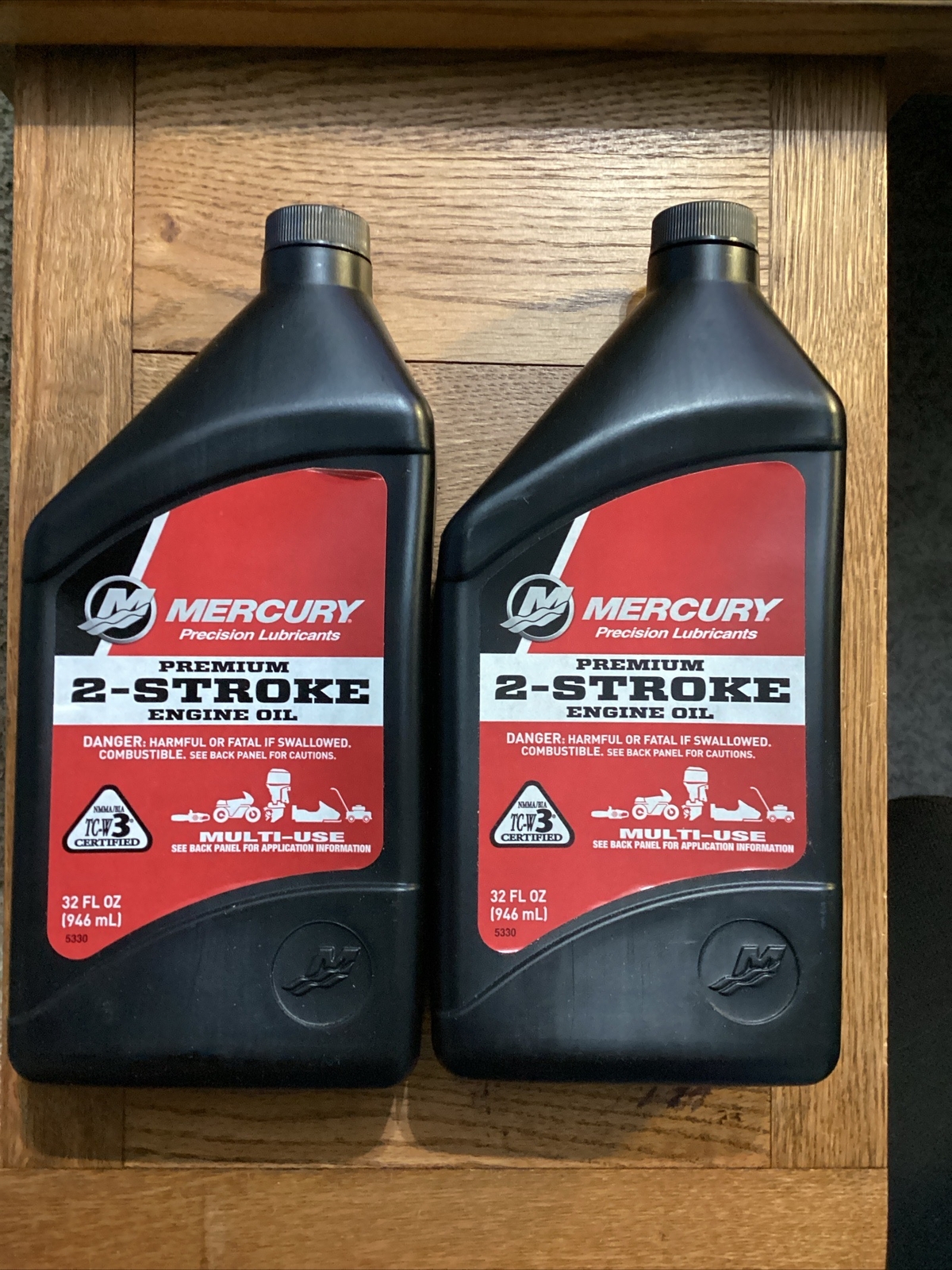 92-858021K01 MERCURY PREMIUM 2-STROKE ENGINE OIL 32 OZ EA. 2 TOTAL. 64 ...