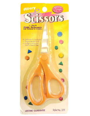 Allary 5 Inch Kids Scissors for School & Crafts - Yellow (Ages 6+) | eBay
