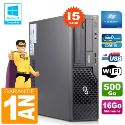 PC Fujitsu Esprimo E500 E85+ SFF Core I5-2400 RAM 16GB Festplatte 500GB Wifi W7 | eBay.de