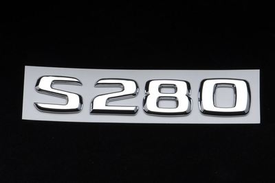 Trunk Rear Emblem Badge Chrome Letter S 280 fits Mercedes W220 W221 S ...