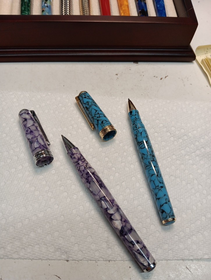 Lot Of 2 Levenger True Writer Fountain Pens,Multi Color, Great Shape | eBay