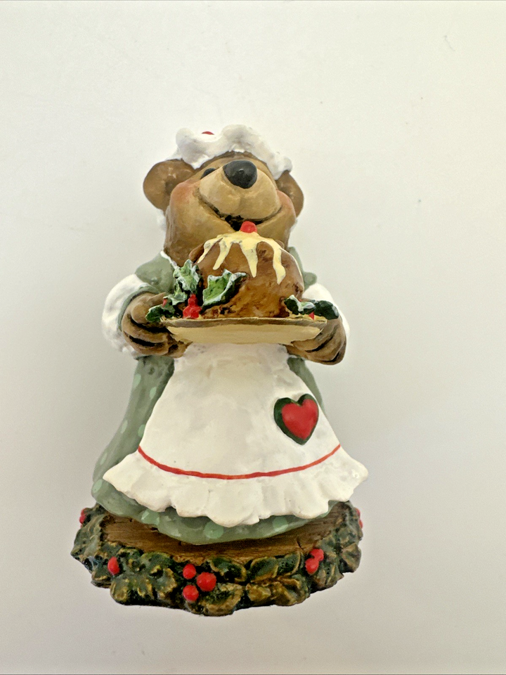 Wee Forest Folk "Plum Pudding!" BB-9 Annette Petersen 1997 Green Polka ...