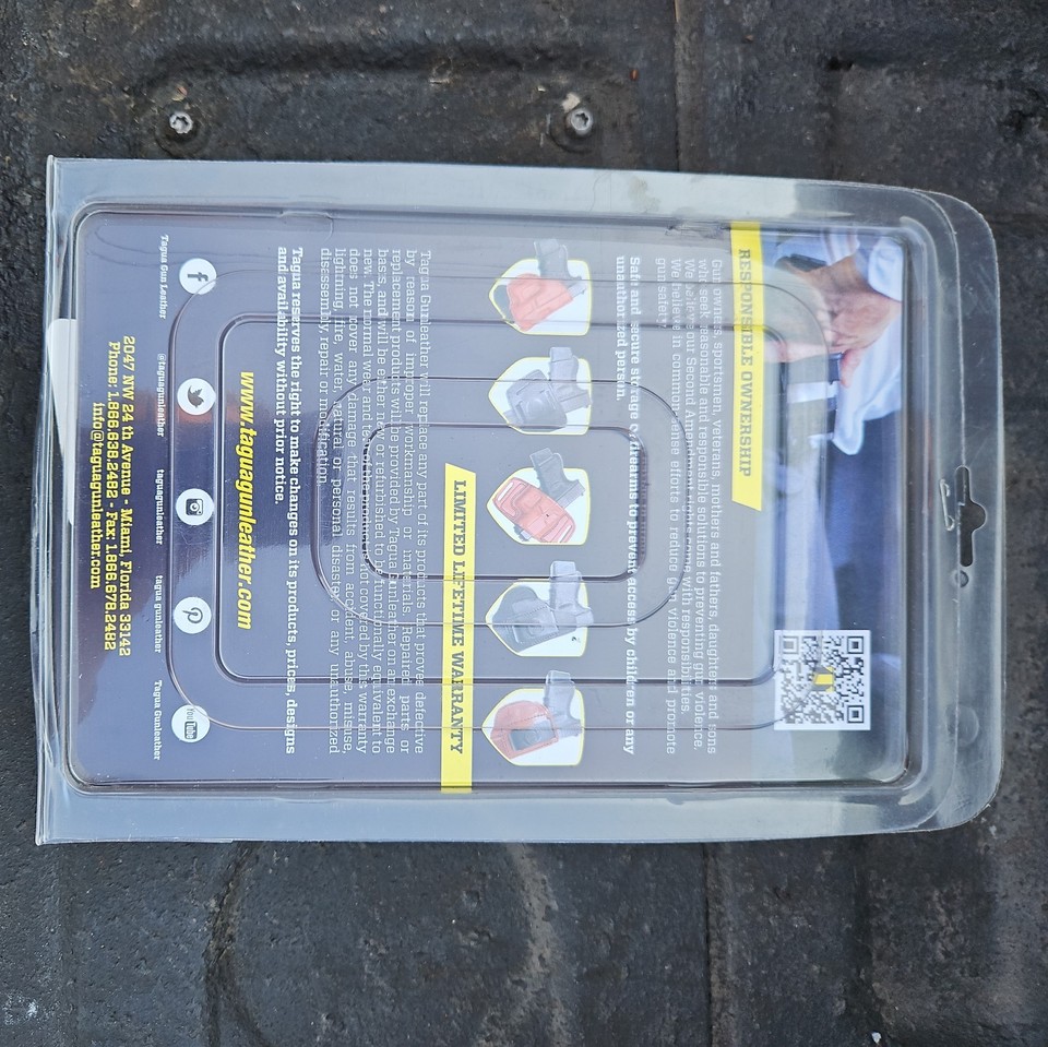 Tagua BH2-1203 left Leather 2 Slot Belt Holster 2" S&W J Frame 36 442 ...