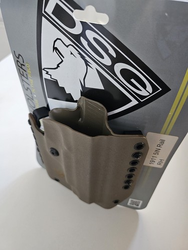 DSG Alpha Holster - 1911 5-inch w/ Rail - Tan Kydex OWB - RH Right ...