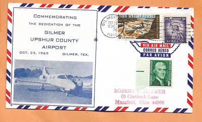FIRST FLIGHT DEDICATION GILMER UPSHUR COUNTY AIRPORT OCT 23,1969 AR-145 ...