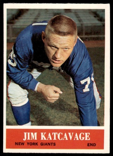 1964 Philadelphia Gum #119 Jim Katcavage New York Giants EXMT-NM | eBay