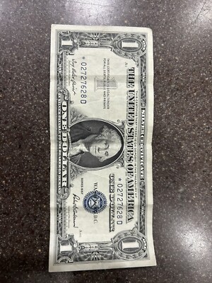 1957 dollar bill blue star silver certificate | eBay
