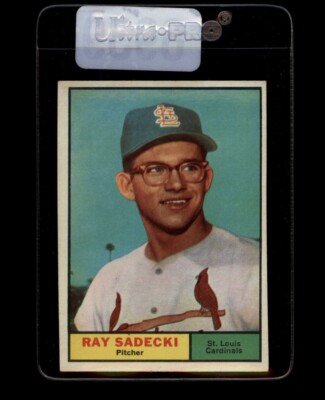 1961 RAY SADECKI TOPPS #32 CARDINALS EXMT/NM *6939 | eBay