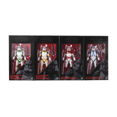 Entertainment Earth Clone Trooper 4 Pack (Star Wars, Black Series) | eBay