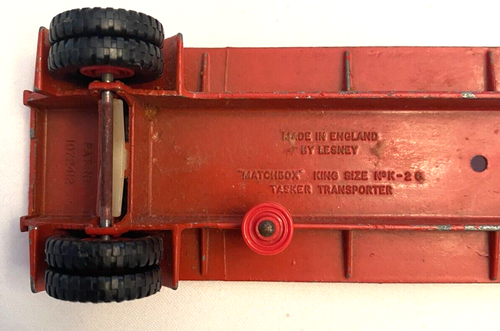 Vintage Matchbox Lesney Ford King Size Tractor & K-20 Tractor Tasker ...