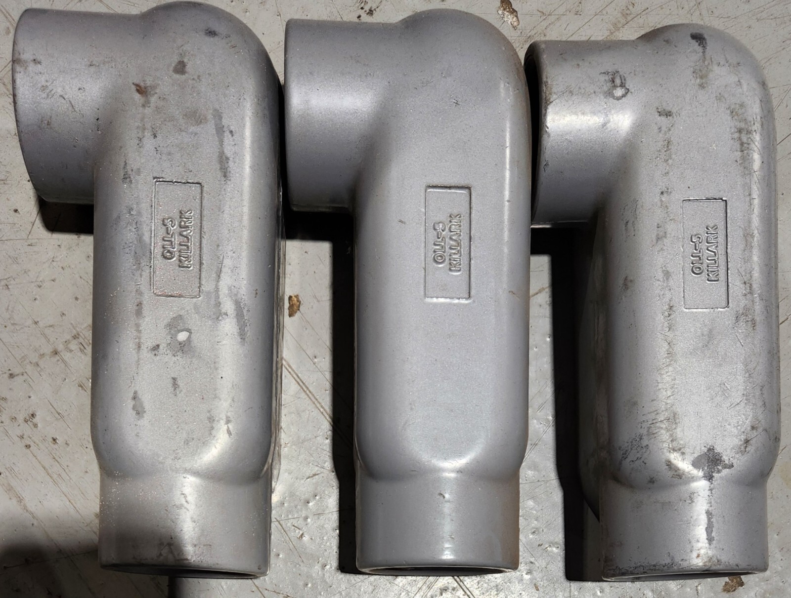 (Lot of 3) KILLARK OLL-5 1 1/2" ALUMINUM LL CONDULET BODY | eBay