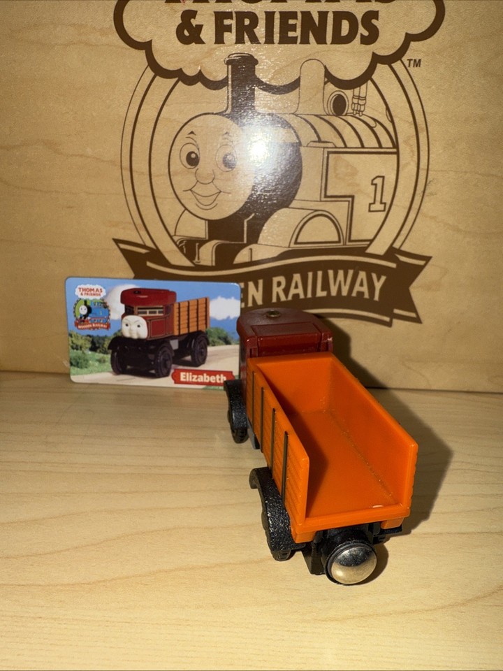 ELIZABETH LORRY ! THOMAS FRIENDS WOODEN RAILWAY Train CARD 2003 ...