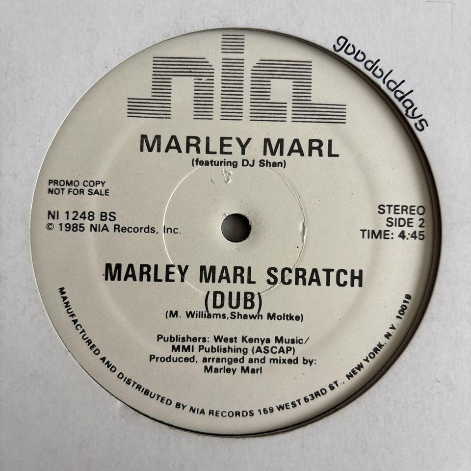 Marley Marl Scratch DJ Shan Promo Vinyl Near Mint Original First Press ...