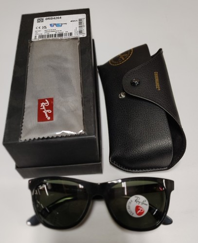 Ray-Ban RB4264 Chromance Square Sunglasses with Case, Polarized ...