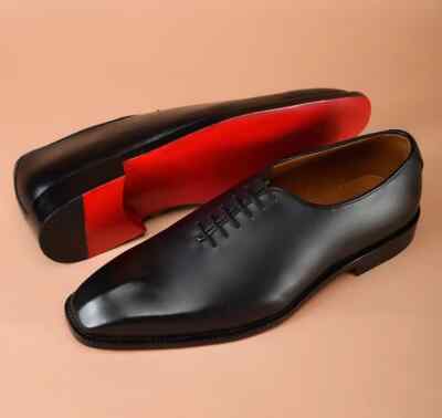 New Handmade Black Leather Brogue Lace Up Shoes Oxford Styles Shoes For ...