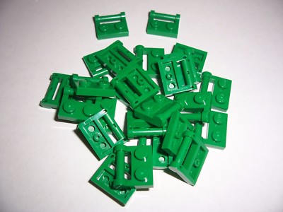 LEGO - 1x2 GREEN PLATE w/ SIDE HANDLE - (25 pieces) - BRAND NEW! | eBay
