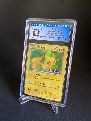 Pikachu Generations 26/83 Toys R Us Promo Holo CGC 8.5 W/Subgrades | eBay