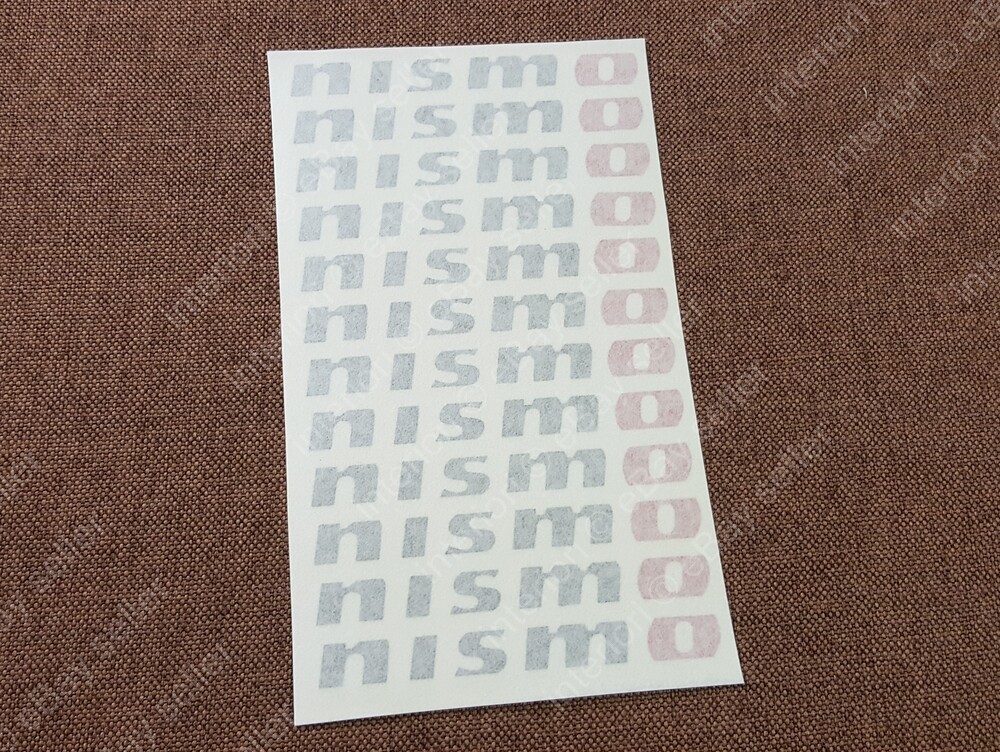 x12 NISMO Wheel Rim 2 Color High Cast Vinyl Decals Stickers V35 R33 R34 ...