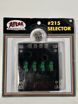Atlas #215 Selector with 4 control switches, works with HO, N & O ...