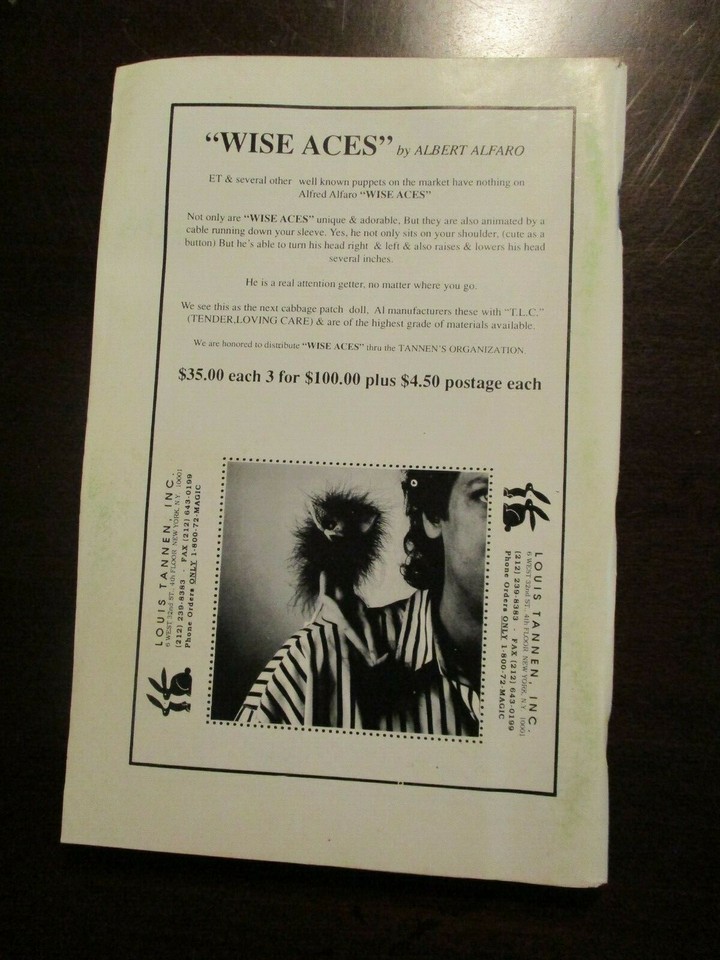 THE LINKING RING MAGAZINE JANUARY 1991 VOL 71 NO 1 ALAN SHAXON MAGIC ...