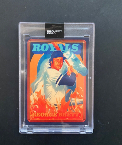 Topps Project 2020 George Brett by Matt Taylor Card #175 w/box | eBay