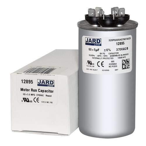 Mars 12895 Motor Dual Run Capacitor 60 + 5 Uf Mfd 370 Volt Vac | eBay