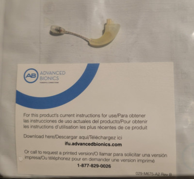 Advance Bionics M T-Mic ---medium-- new in package | eBay