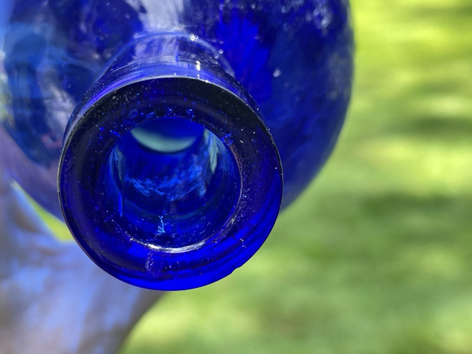 1870s Blue Pint Medical Hospital Bottle Nice & Clean Cobalt To Sapphire ...
