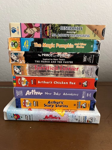 PBS VHS Lot: Wishbone Arthur Teletubbies Adventures from Book of ...