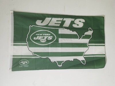 FLAG 3X5 Man Cave 3 x 5 Banner New York Jets Football New USA ...
