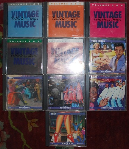 TIME LIFE THE ROCK N ROLL ERA TEEN IDOLS 10 CDs VINTAGE MUSIC ...
