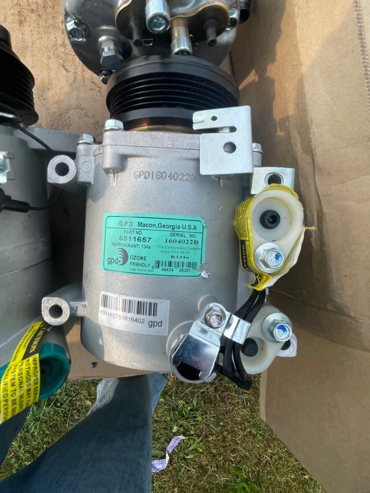 GPD AC COMPRESSOR 6511657 Chris. cross four seasons 78483 | eBay