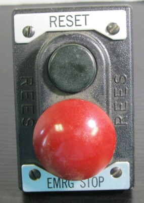 Rees 01968-032 Emergency Stop Pushbutton | eBay