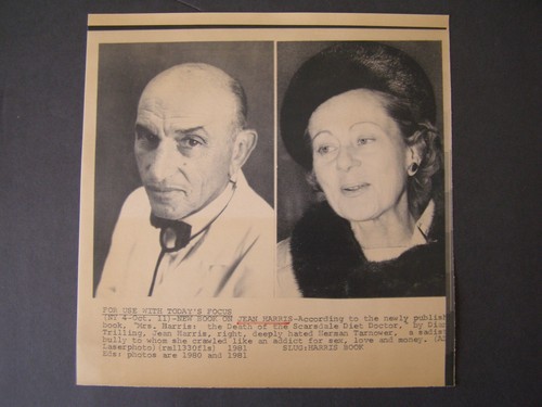 AP Wire Press Photo 1981 Jean Harris convict murder Dr Herman Tarnower ...
