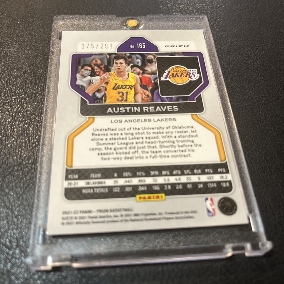 2021-22 Panini Prizm - Austin Reaves #165 Red Prizm /299 (RC) | eBay