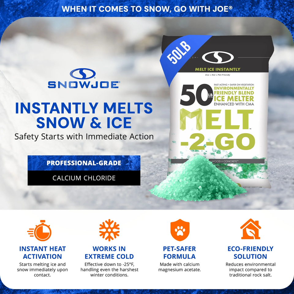 Enviro Blend Ice Snow Melt, Safe for Concrete & Plants, 50 Lb Bag | eBay