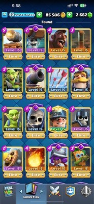 CR/LVL60 ( 82 MAX CARD BEFORE UPDATE ) 11K Trophy | 113 EMOTE | NAME ...