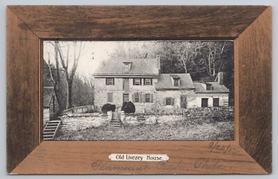 Old Livezey House aka Glen Fern Philadelphia PA 1907 Rotograph Wood ...