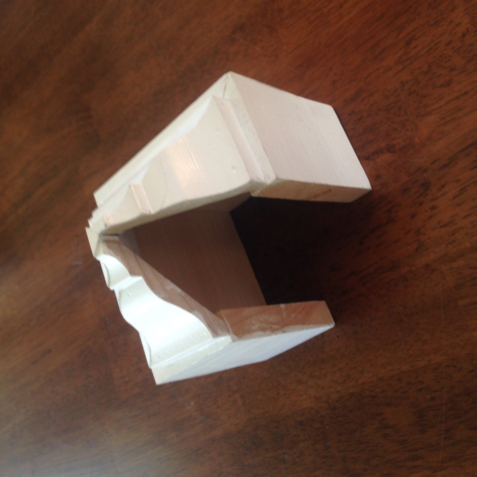 Crown Moulding Outside Corner Blocks made For 3 5/8" Transition 2 pack ...