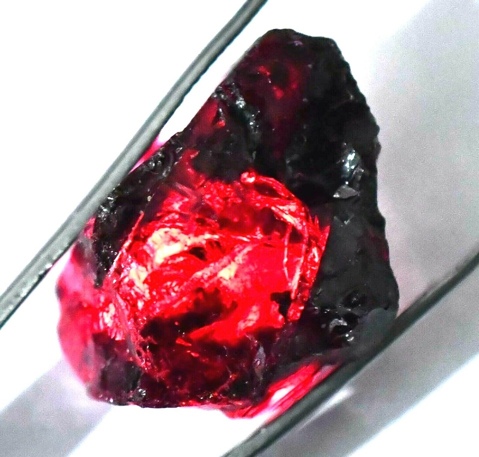 Untreated Natural Red Painite Rough 64.65 CT Burma Rare Facet Rough ...