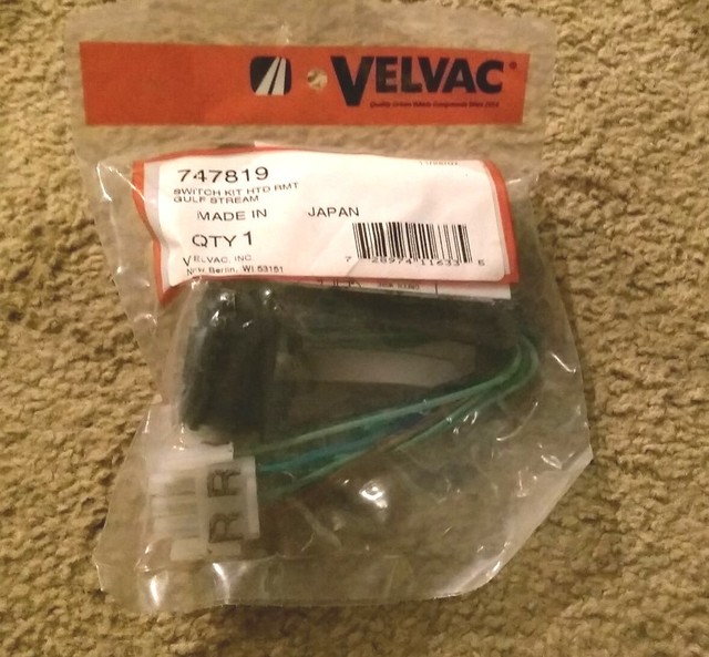Velvac 747198 Remote Control and Heater Switch Assembly RV Trucks ...