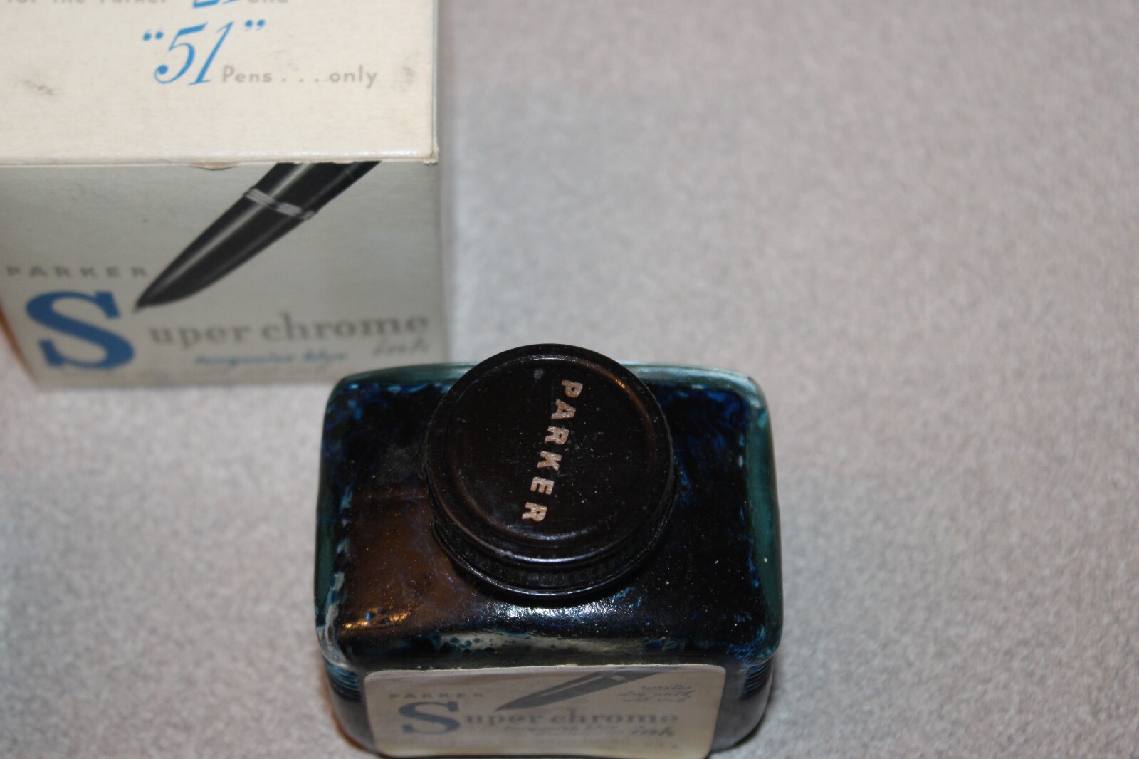 3 VINTAGE PARKER 21 & 51 FOUNTAIN PEN SUPER CHROME INK EMPTY HARDENED ...