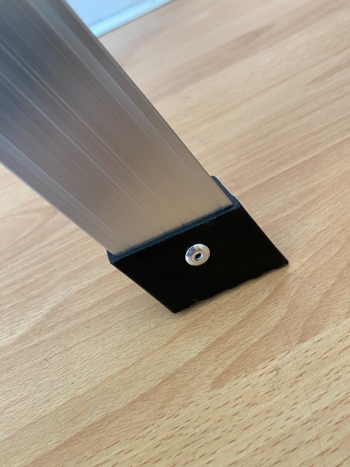 760mm Heavy Duty Aluminium Hop Up Step Ladder Folding Stool Work Bench ...