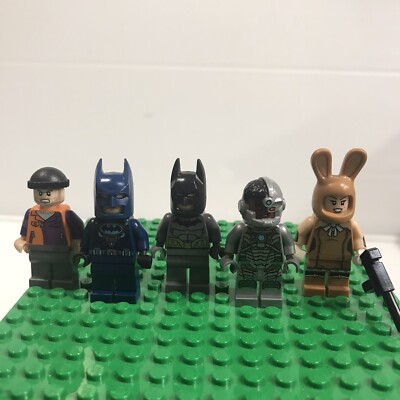 LEGO DC Super Heroes Minifigures LOT of 5 Batman March Harriet Cyborg ...