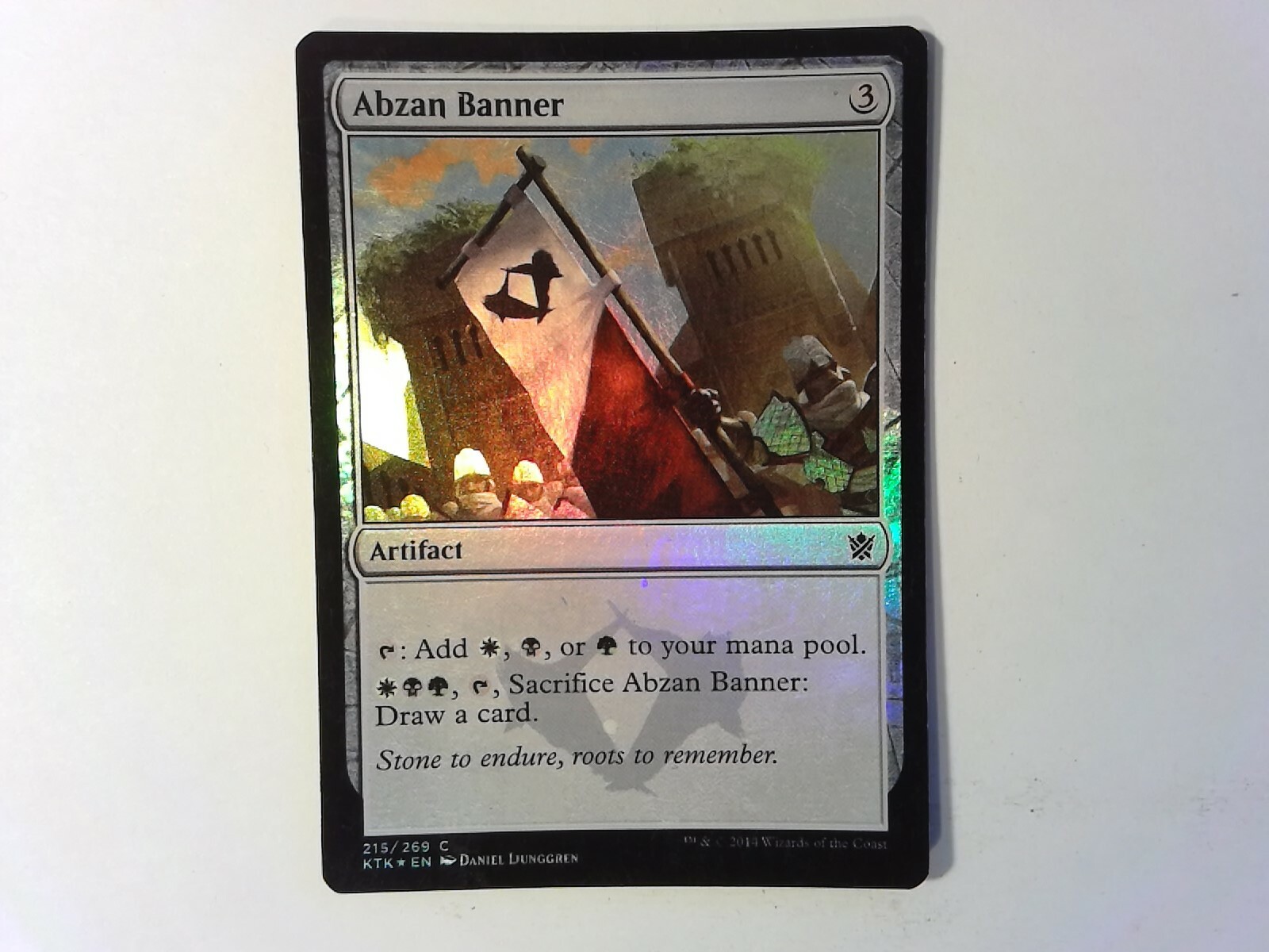Foil Abzan Banner Khans of Tarkir - Magic the Gathering MTG - Artifact ...