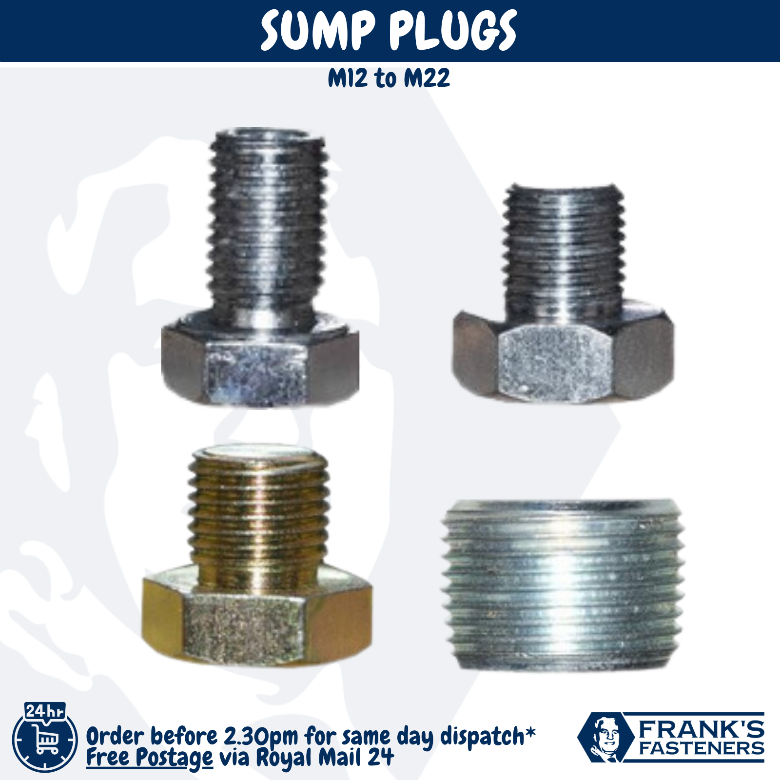 M12 M13 M14 M22 SUMP PLUGS Oil Drain Plug VAUXHALL VW BMW HONDA ROVER ...