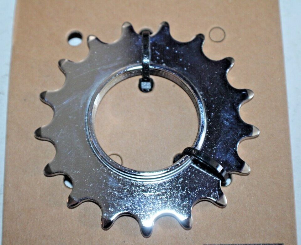Bicycle Cassette Cog 1/2x1/8" 17t Silver Nickel SS Fixie Track Cog ...
